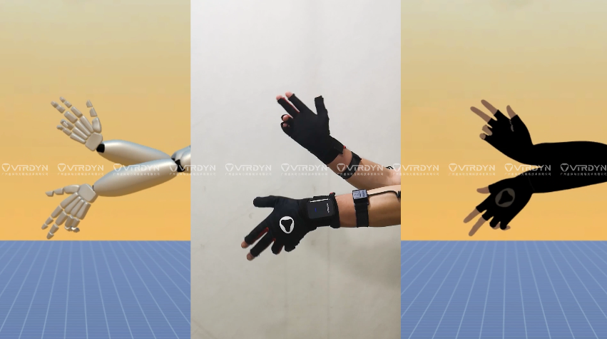多功能VR动捕数据手套——mHand Pro - 广州虚拟动力